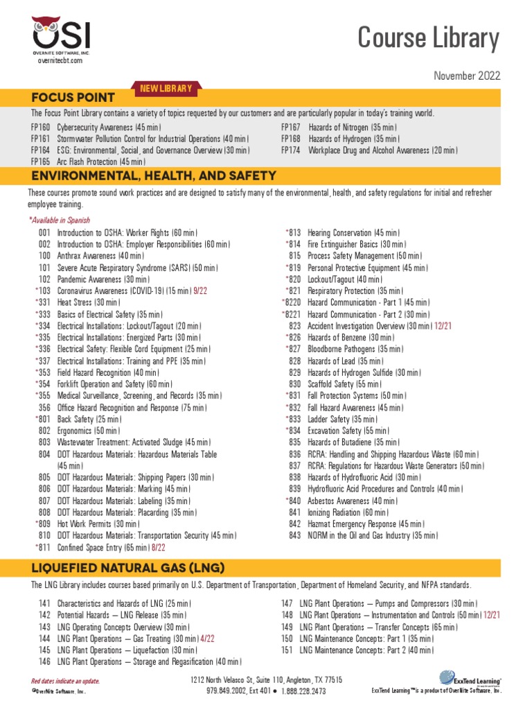 Course List | PDF | Pipe (Fluid Conveyance) | Leak