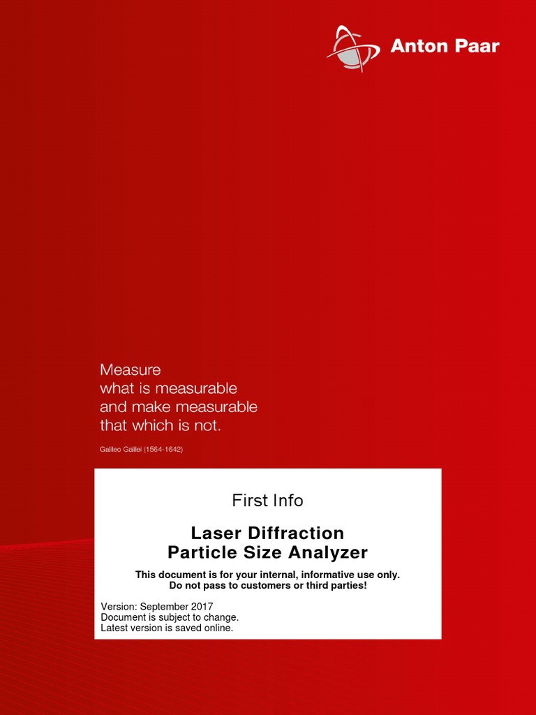 XPCIE009EN-A PSA - First Info | PDF | Diffraction | Particle Size ...