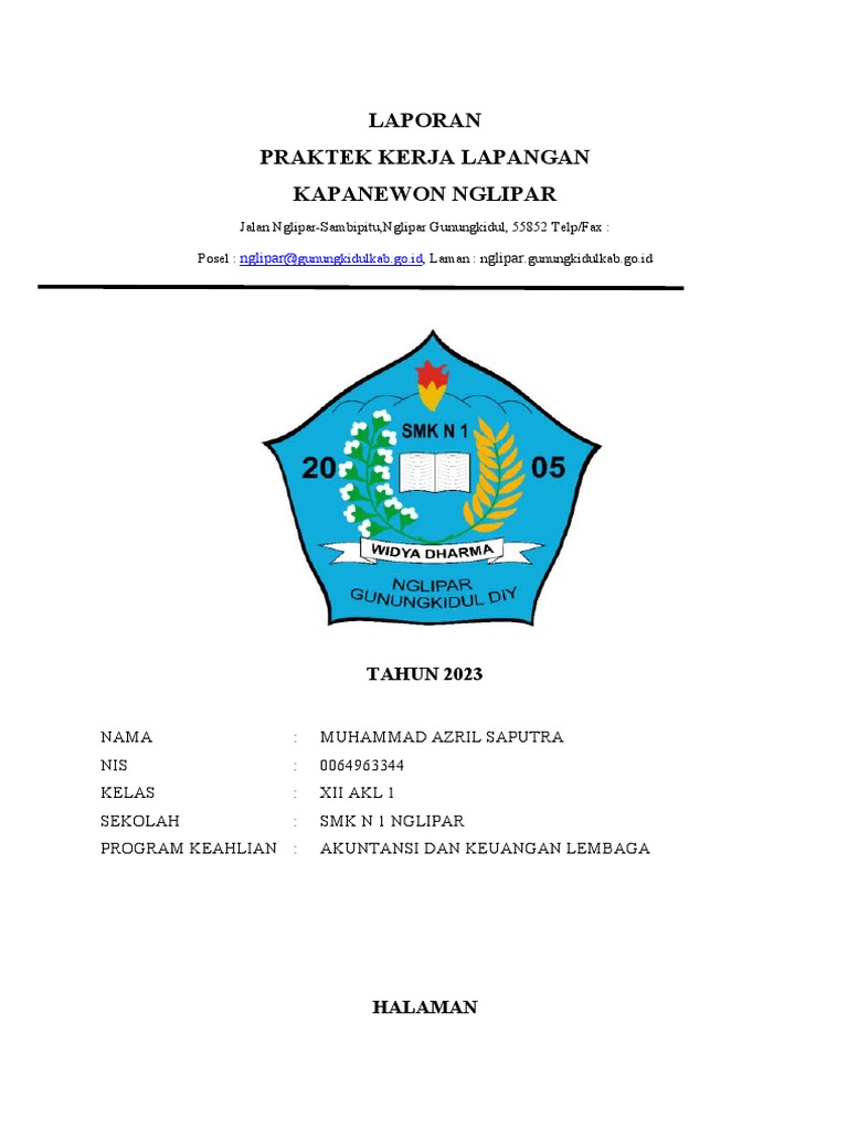 LAPORAN PRAKERIN Azril | PDF