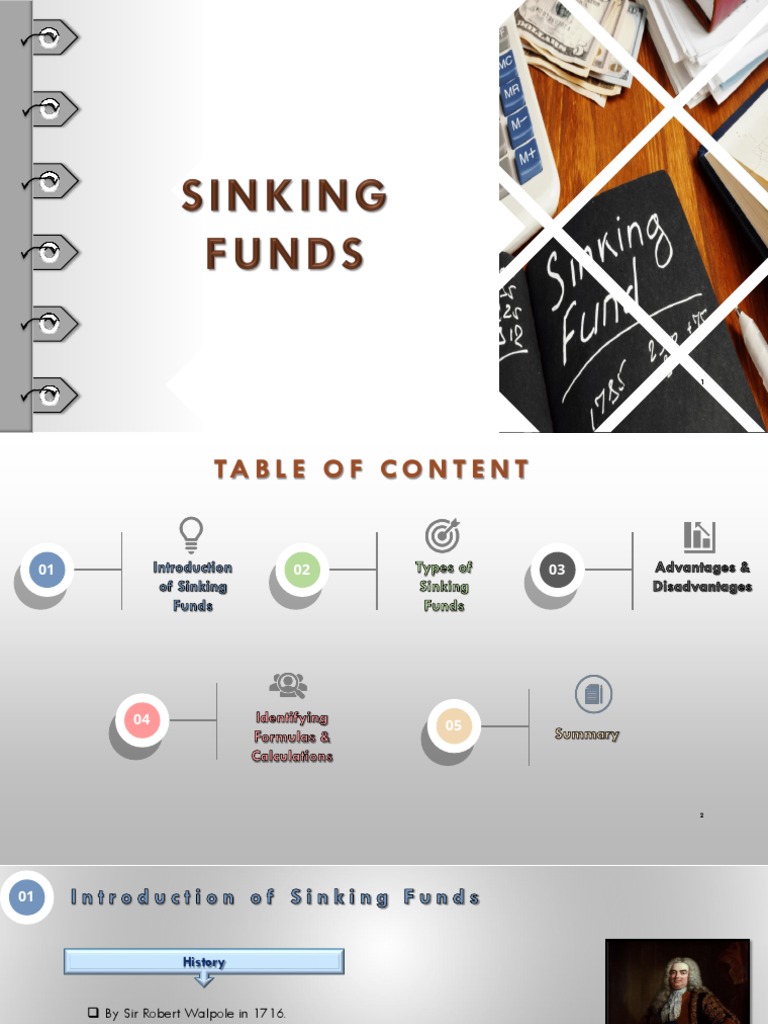 Understanding Sinking Funds: Types & Benefits | PDF | Sinking Fund ...