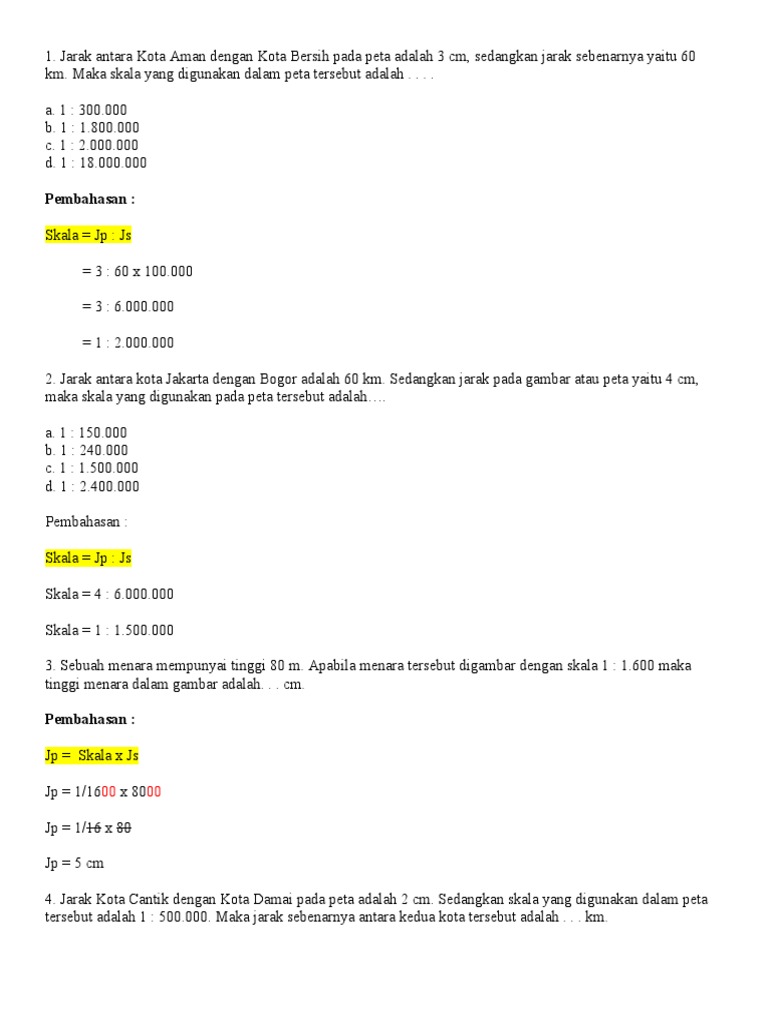 Latihan 1 SKALA | PDF