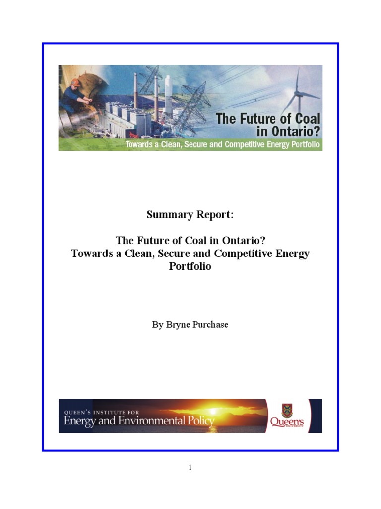 Future of Coal-Summary ReportNEW | PDF | Emissions Trading | Coal