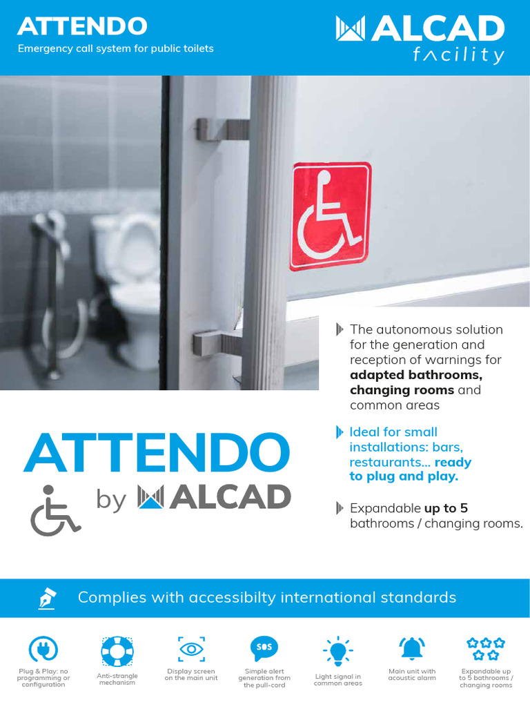 ATTENDO-emergency Call System For Adapted Toilets and Changing Rooms ...
