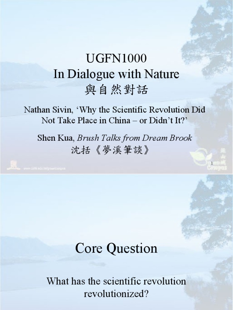 10lecture Sivin Shen 212 Web | PDF | Science | History Of Science