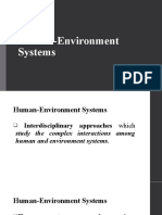 Human Environment System Diss | PDF | Natural Environment | Human