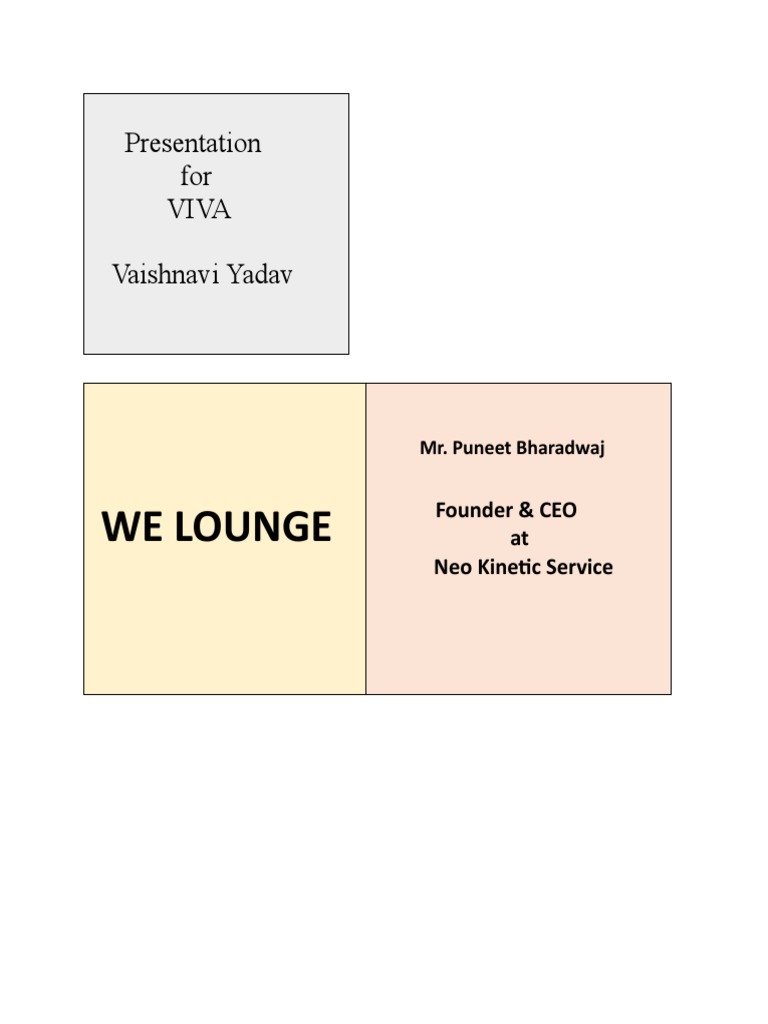 We Lounge | PDF | Communication | Employment