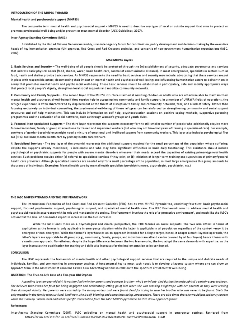 Handouts Psy121 | PDF | Psychosocial | Mental Disorder