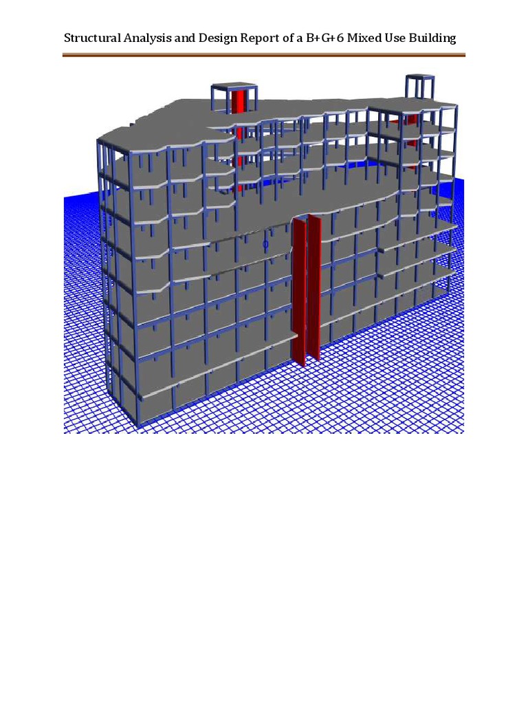 Structural Analysis and Design Report of | PDF | Structural Analysis | Concrete
