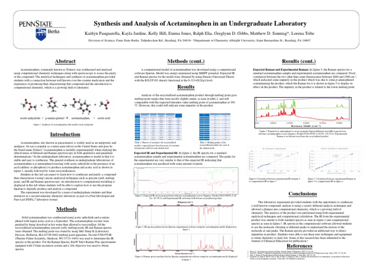 Pasquarella Kaitlyn | PDF | Infrared Spectroscopy | Spectroscopy
