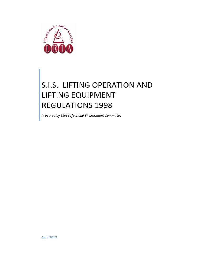 LOLER | PDF | Safety