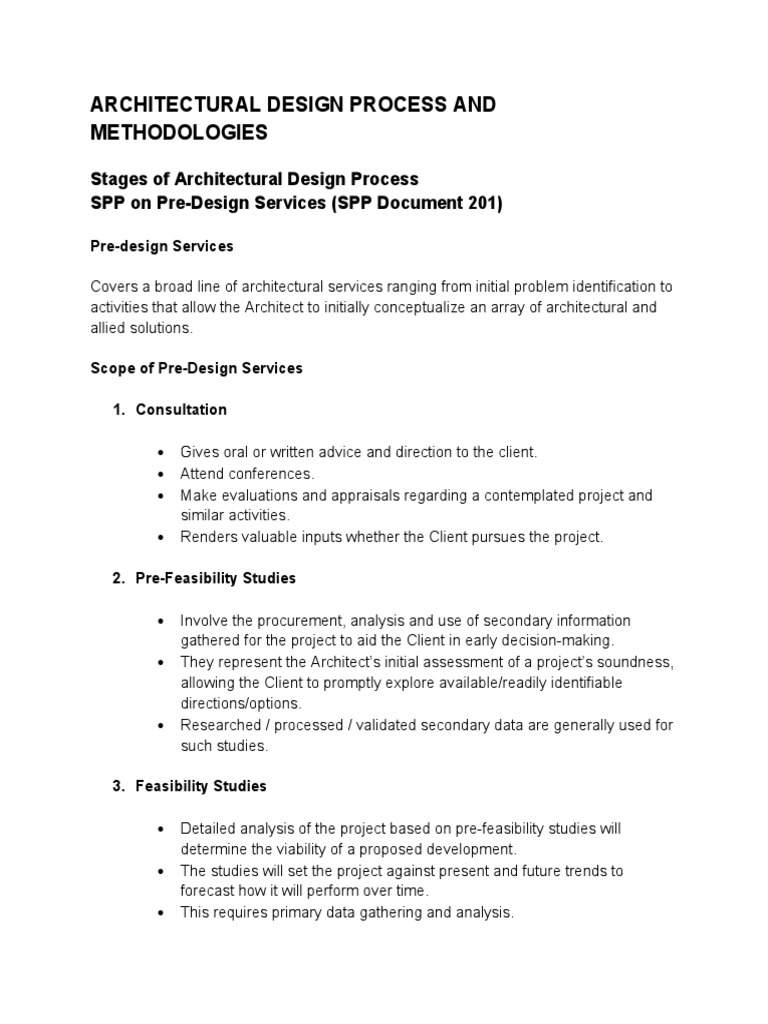 ARD Process | PDF | Architect | Feasibility Study
