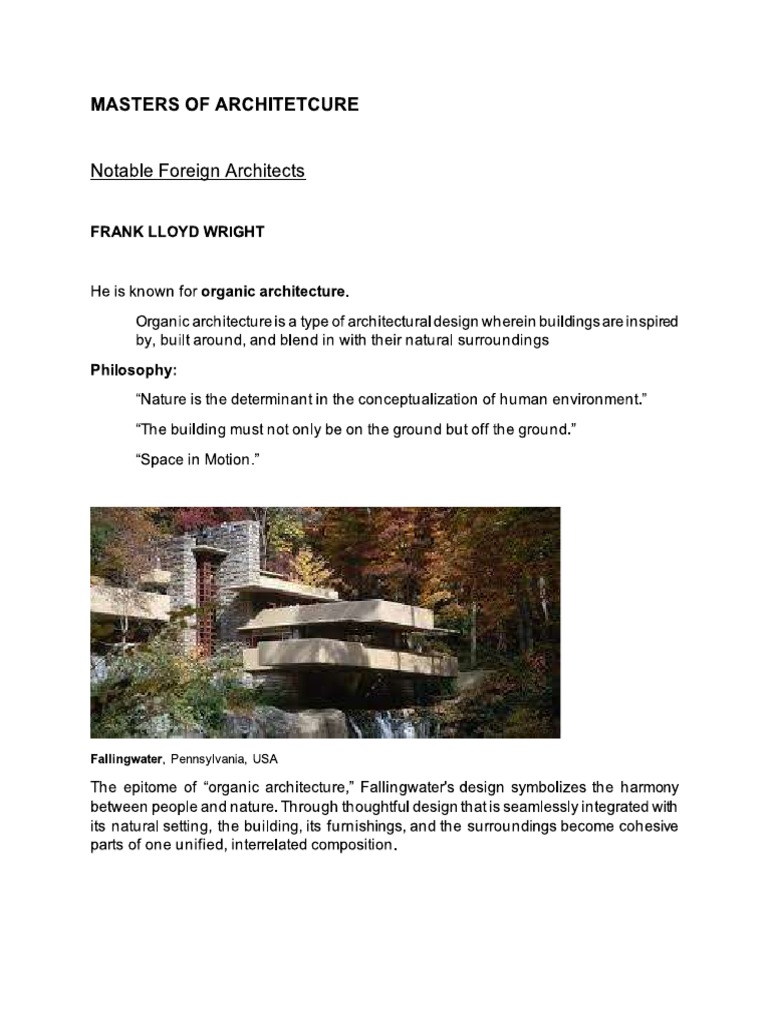 Masters of Architecture | PDF