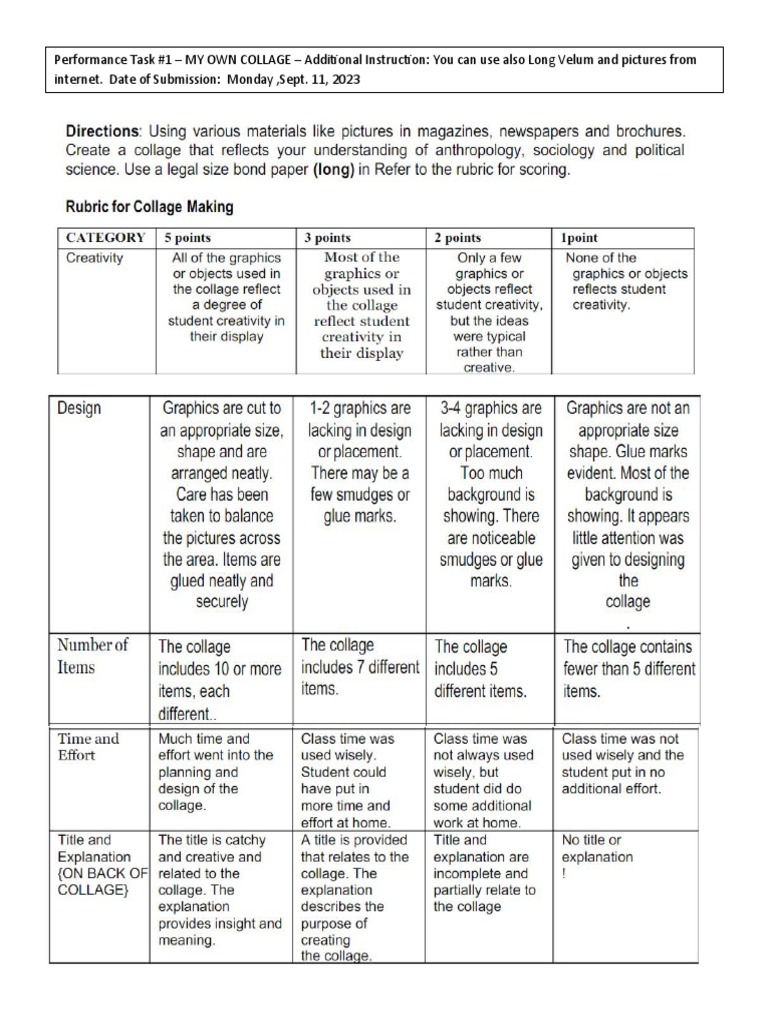 UCSP HOmebased Activity Sept. 7 2023 | PDF