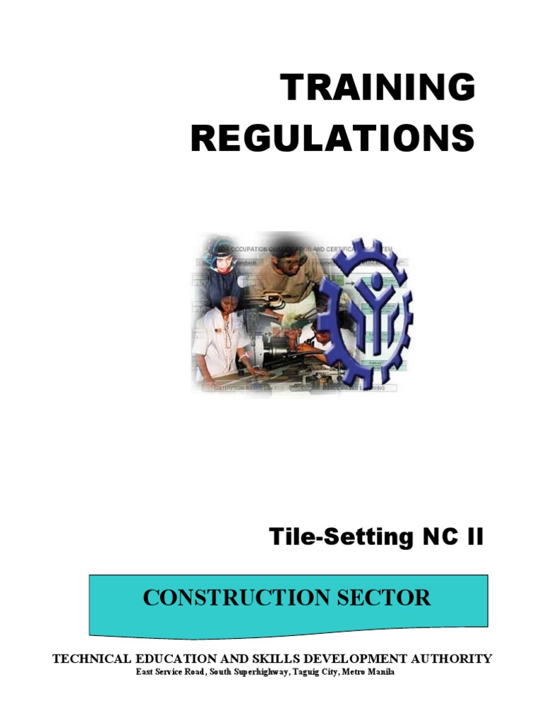 TR Tile Setting NC II | PDF | Occupational Safety And Health | Information