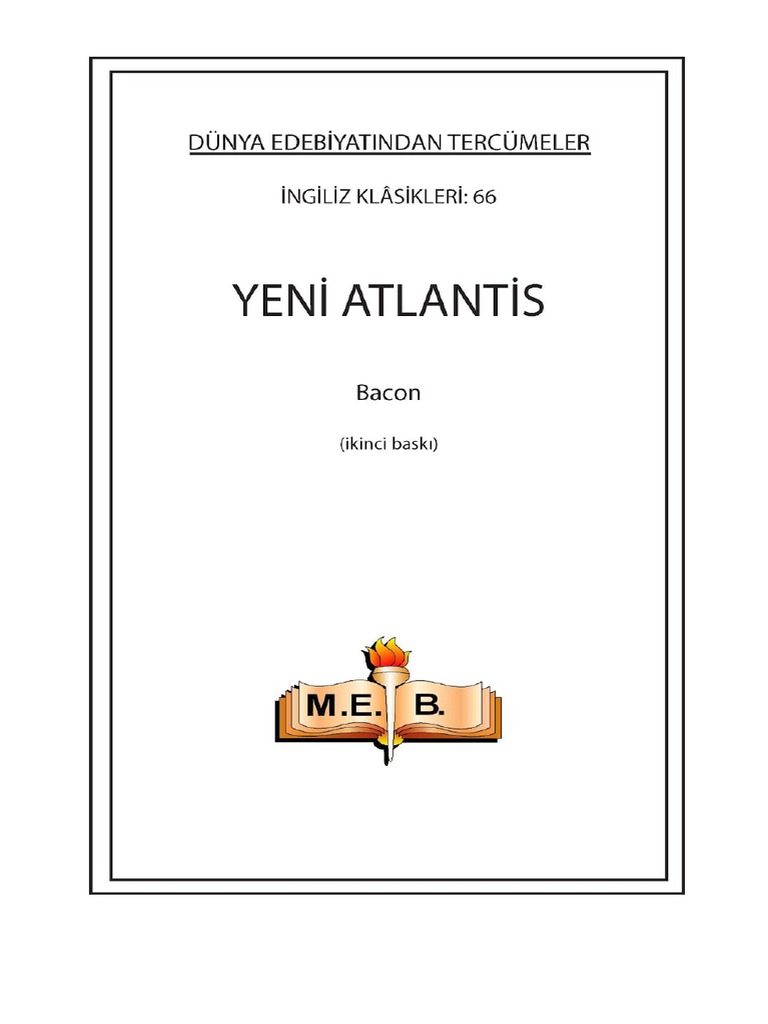 Bacon - Yeni Atlantis | PDF