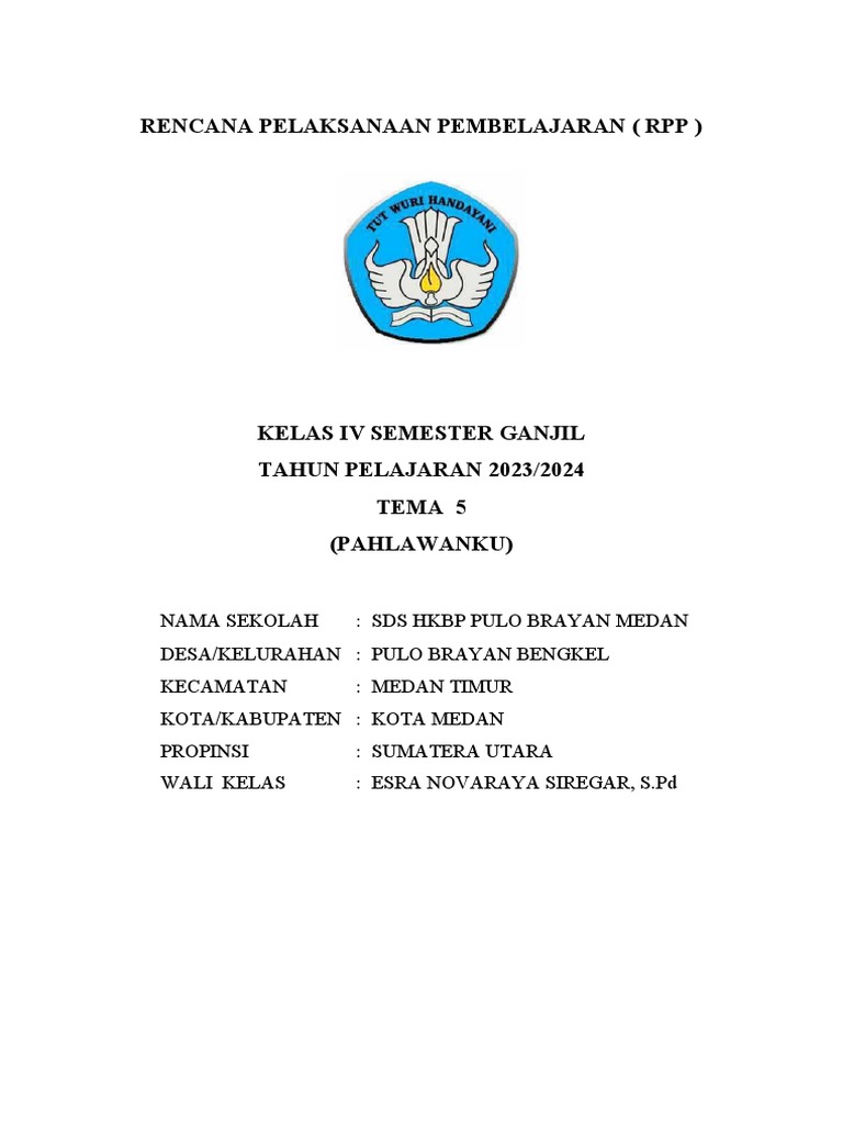 RPP Tema 5 | PDF