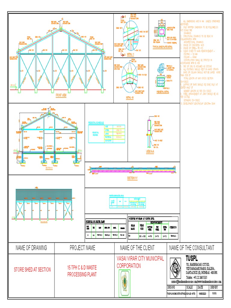VVCMC - C&D WASTE - STORE SHED 35M X 25M - 08-24-24-Layout2 | PDF