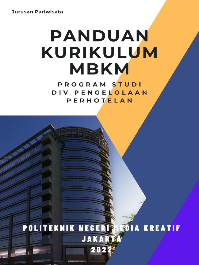 Draft Panduan Kurikulum MBKM Prodi Perhotelan 2022 - Revisi SKS Baru | PDF