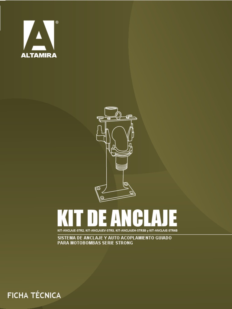 Kit Anclaje STR4B | PDF | Rieles | Metales de transición