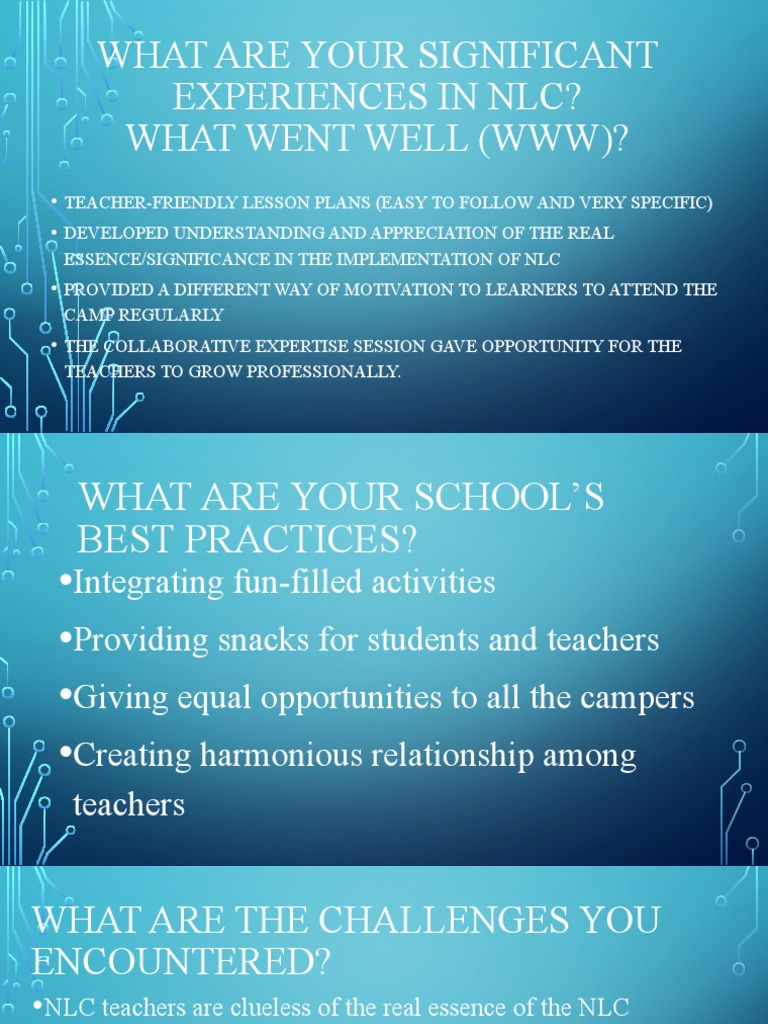 NLC English Camp Presentation | PDF