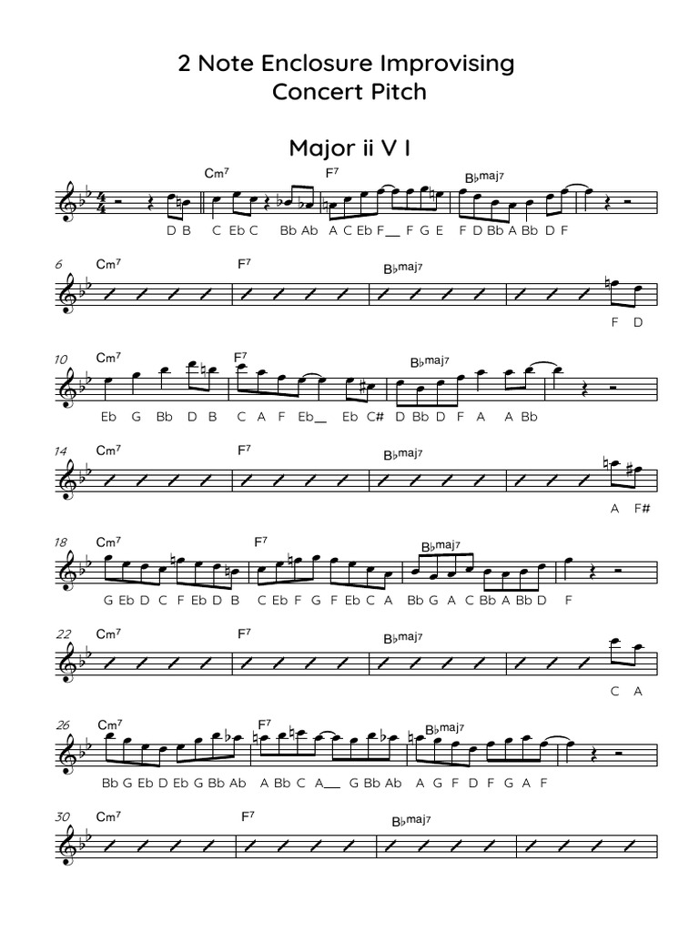 Learn To Improvise Course Lesson 15 | PDF