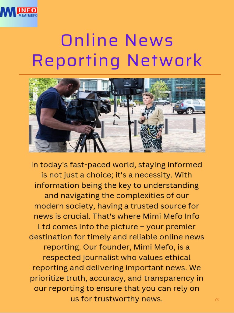 Online News Reporting Network | PDF | Business | Social Science