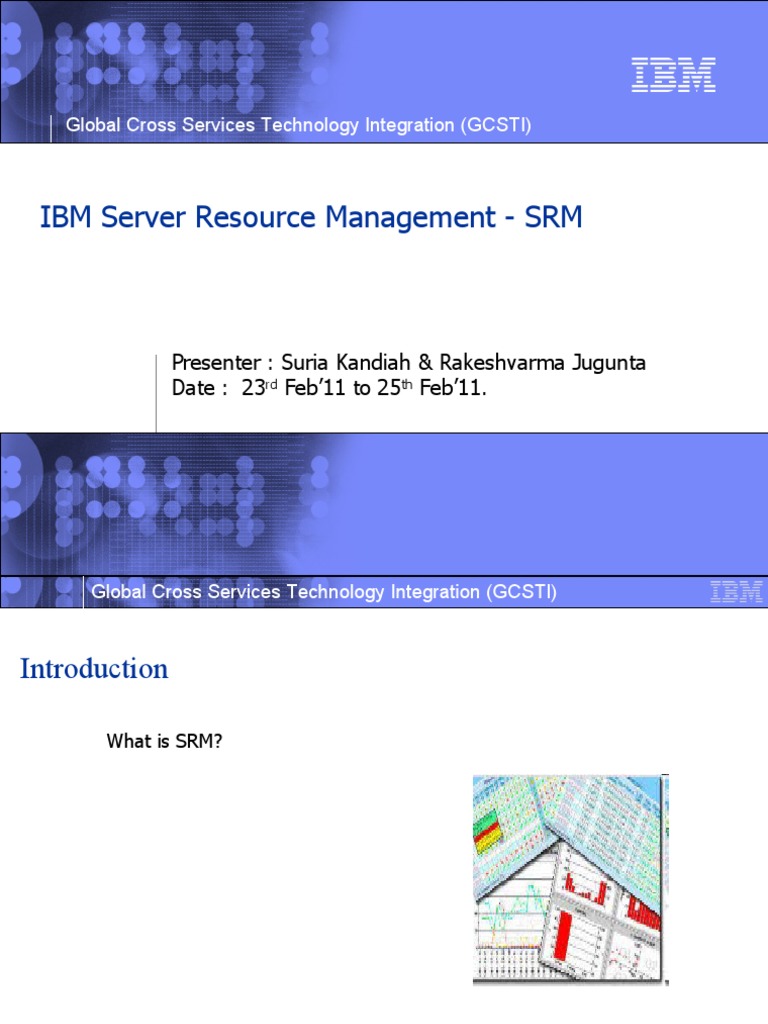 SRM Overview | PDF | Server (Computing) | Software As A Service