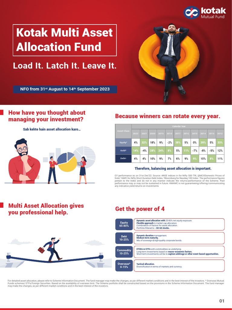 Kotak Multi Asset Allocation Fund 2-Page (Front-Back) Leaflet A4 ...