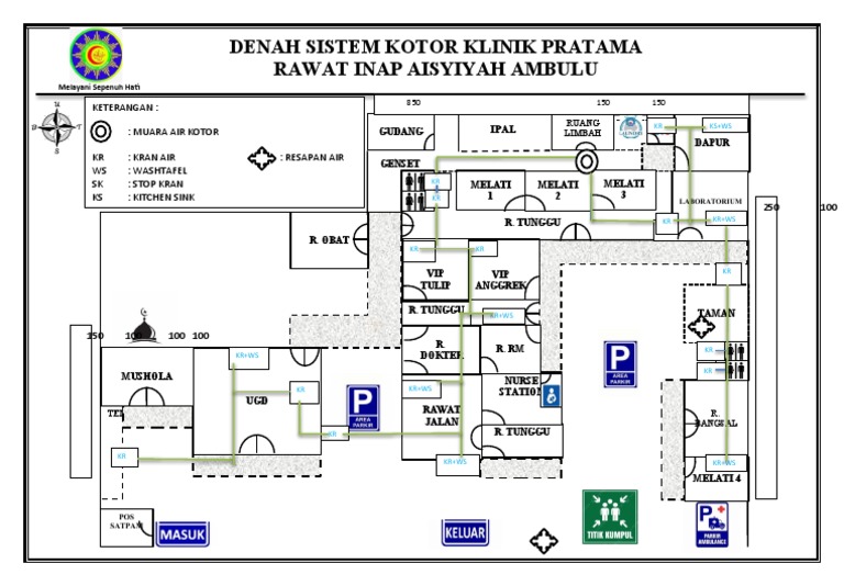 Denah Sistem Air Kotor | PDF