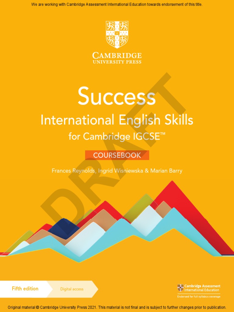 Cambridge IGCSE Success International - CB - Sample | PDF | Linguistics
