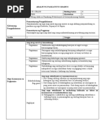 Halimbawa NG Learning Objectives Filipino | PDF