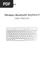 Heyday Wireless Keyboard User Manual | PDF | Computer Keyboard | Bluetooth