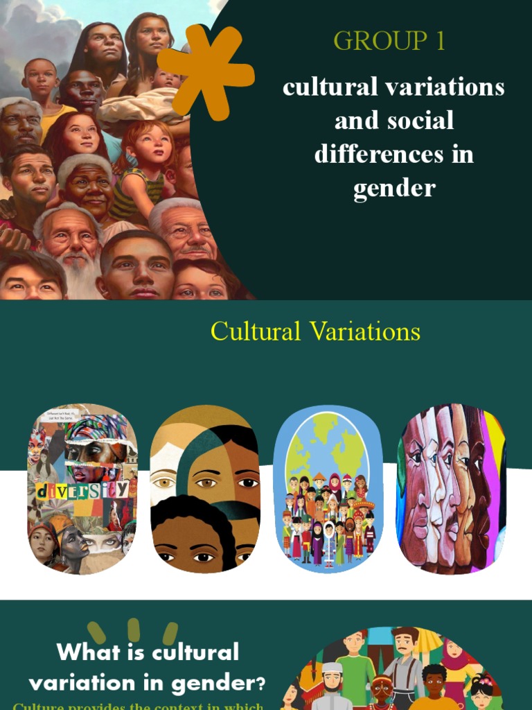 Cultural Variations and Social Differences in Gender | Download Free ...