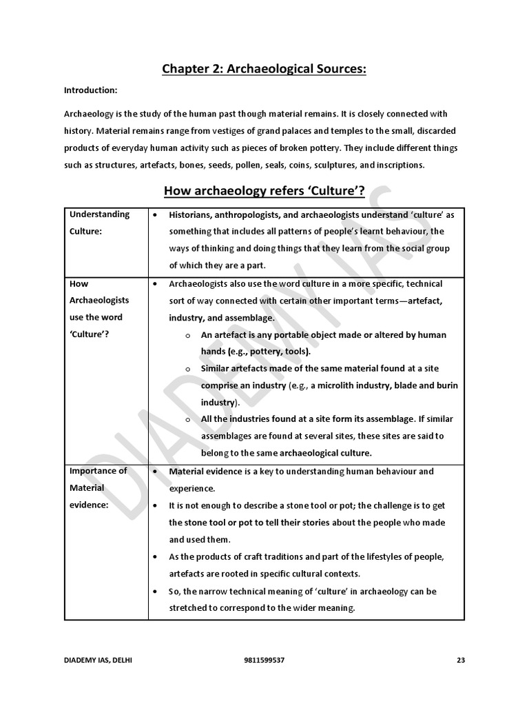 Archaeology Value Added Material | PDF | Artifact (Archaeology ...