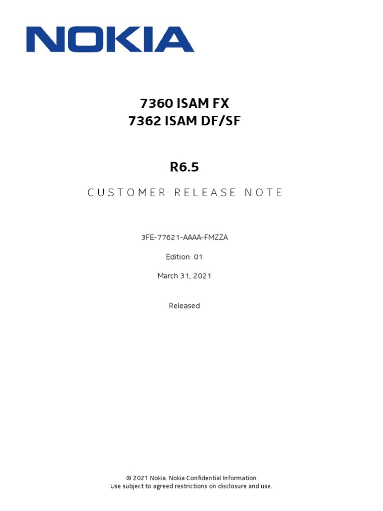 3fe77621aaaafmzza - v1 - Isam r6.5 Customer Release Note | PDF | I Pv6 ...