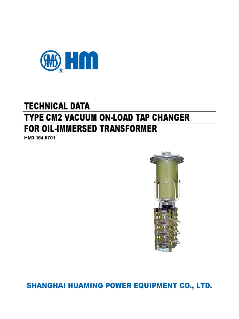 Cm2 Vacuum Oltc | PDF | Transformer | Electromagnetism