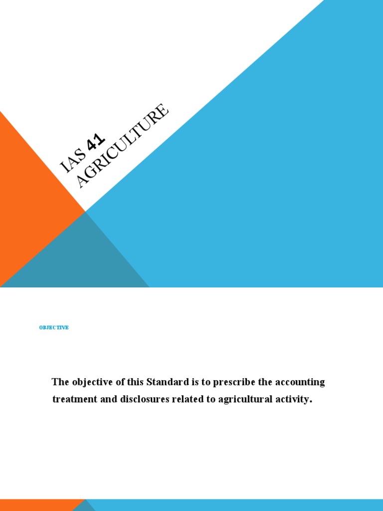 IAS 41 Agricultural | PDF | Fair Value | Depreciation