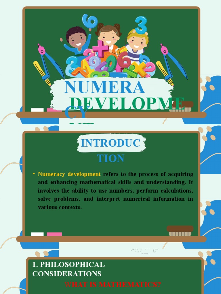 Numeracy Development GROUP 1 | PDF | Mathematics | Curriculum