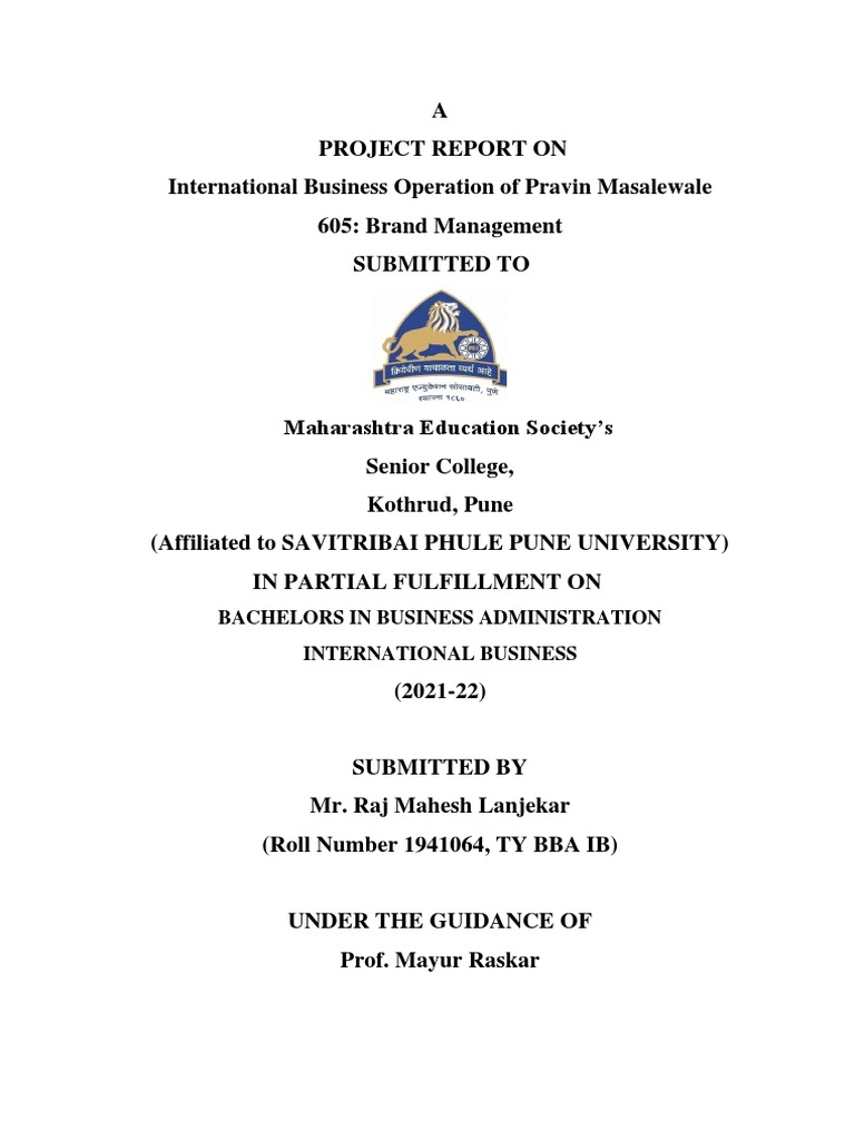 Summer Internship Final Report | Download Free PDF | Bill Of Lading | Cargo