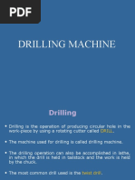 Mechanism of Drilling Machine | PDF | Drill | Drilling