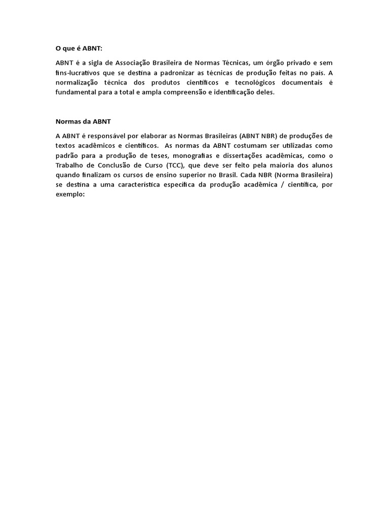 O que é ABN1 | PDF