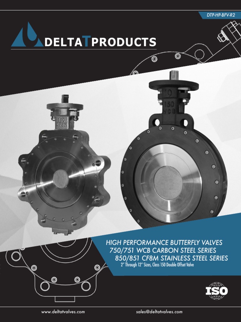 Delta T Series High Performance Butterfly Valves Brochure | Download ...
