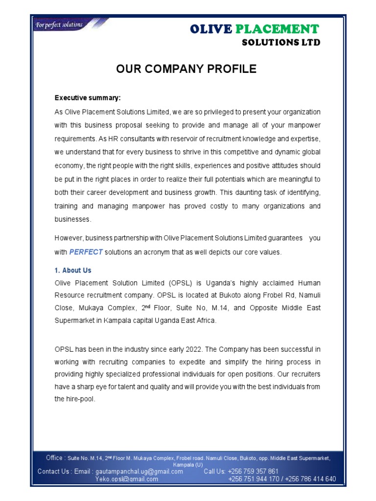 Company Profile-2023 (N) | Download Free PDF | Payroll | Human Resources