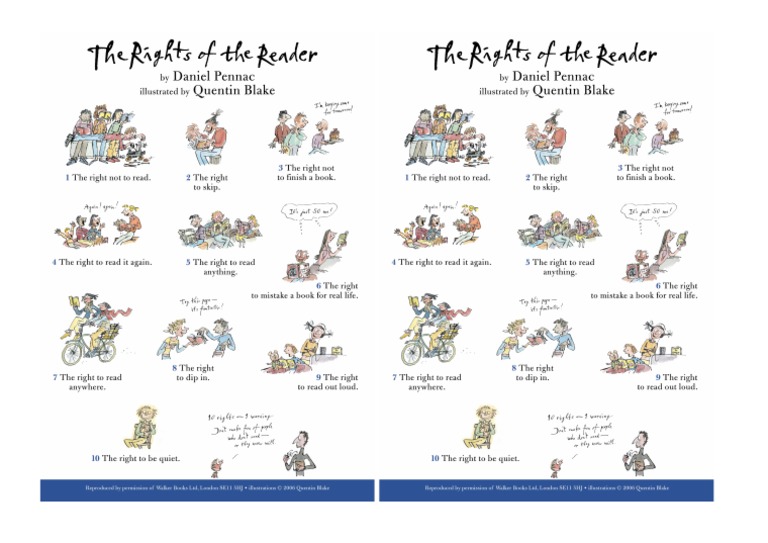 The Rights of The Reader | PDF