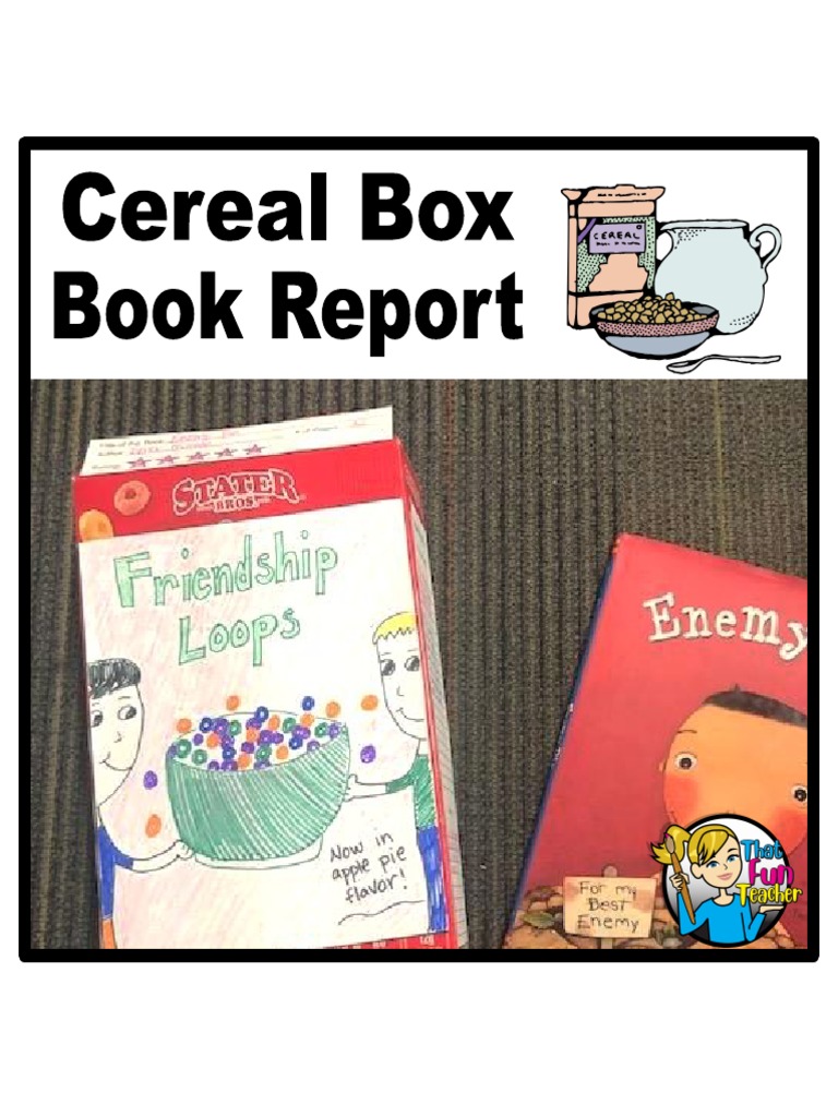 Book Project Cereal Box | PDF | Books | Linguistics