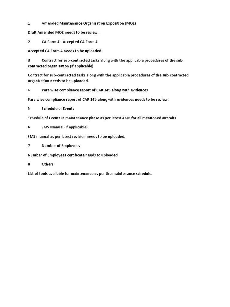 1amended Maintenance Organisation Exposition | PDF