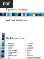 Figurative Language Cheat Sheet For Hatchet | PDF | Irony