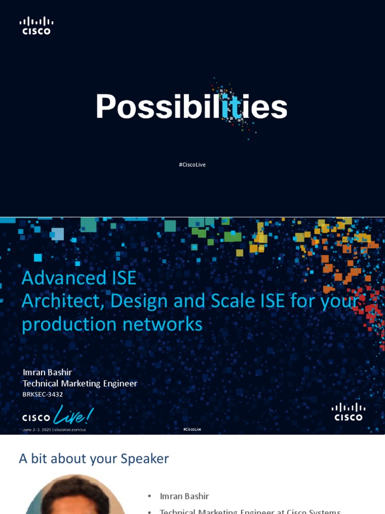 Cisco ISE Design & Scaling Guide | PDF | Replication (Computing) | Load Balancing (Computing)