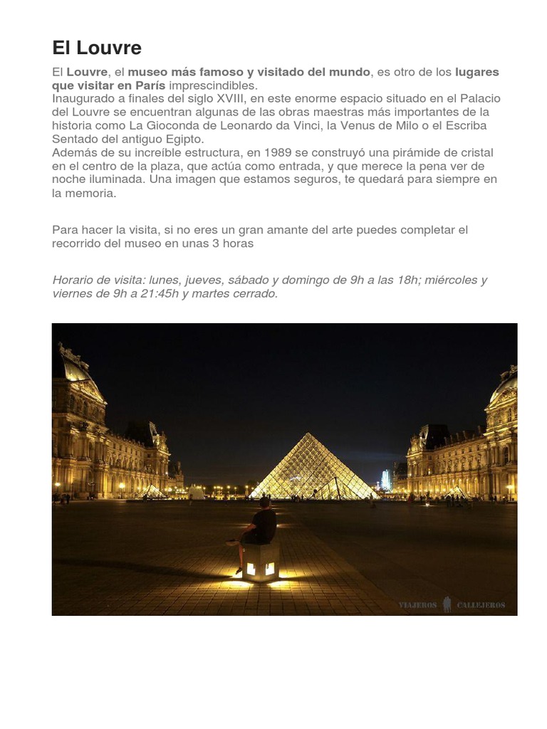 PARIS El Louvre | PDF
