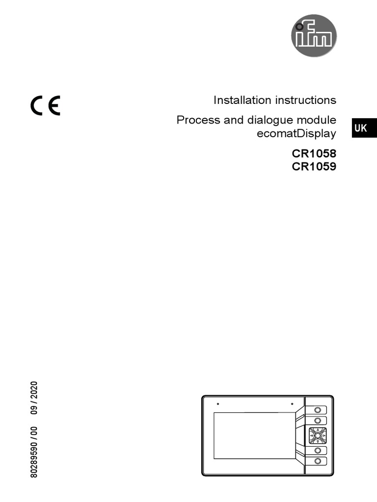 CR1058 Installation Instructions | PDF